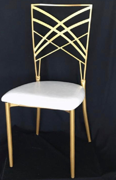 Gold Metal Chairs – KJK Creative Designs